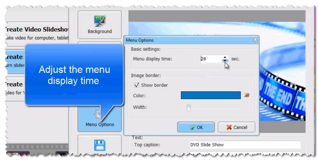 How to Burn slideshow to DVD
