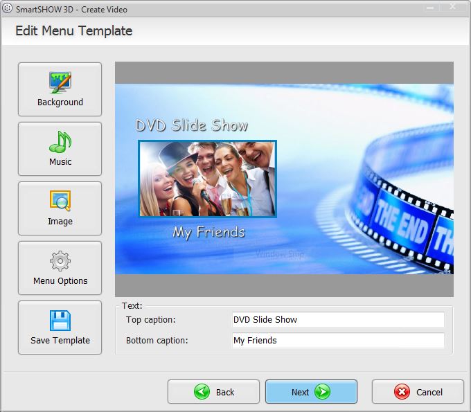 How to Burn slideshow to DVD