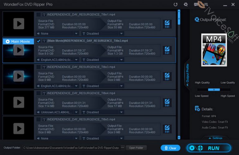 Rip Movies with WonderFox DVD Ripper Pro