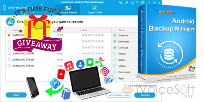 Giveaway: Coolmuster Android Backup Manager - iVoicesoft.com
