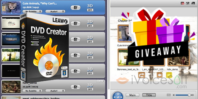 Giveaway: Leawo DVD Creator - iVoicesoft.com