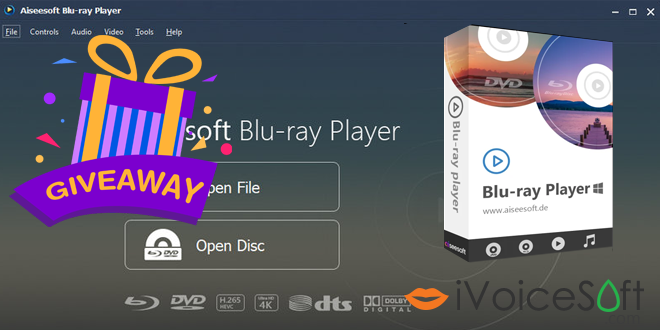 Giveaway: Aiseesoft Blu-ray Player – Free Download - iVoicesoft.com